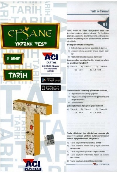 Açı 9. Sınıf Tarih Çek Kopart Yaprak Test Açı 9. Sınıf Tarih Çek Kopart Yaprak Test