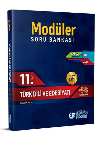 Eğitim Vadisi 11. Sınıf Türk Dili Ve Edebiyatı Modüler Soru Bankası Eğitim Vadisi 11. Sınıf Türk Dili Ve Edebiyatı Modüler Soru Bankası