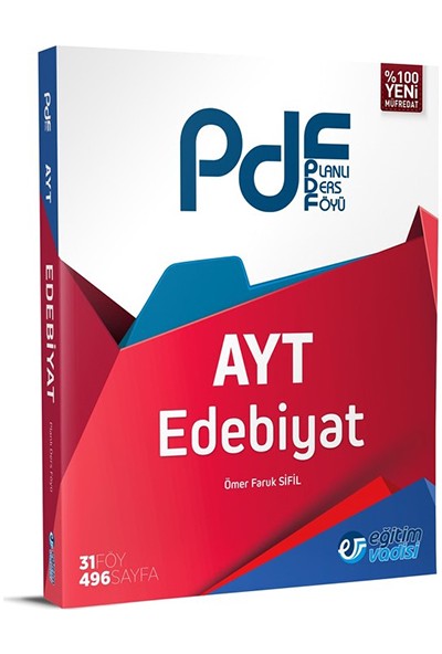 Eğitim Vadisi Yayınları AYT Edebiyat Planlı Ders Föyü (PDF) Eğitim Vadisi Yayınları AYT Edebiyat Planlı Ders Föyü (PDF)