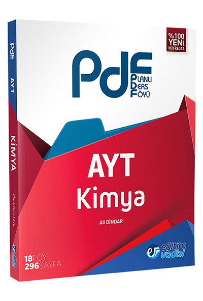 Eğitim Vadisi Yayınları AYT Kimya Planlı Ders Föyü (PDF) Eğitim Vadisi Yayınları AYT Kimya Planlı Ders Föyü (PDF)