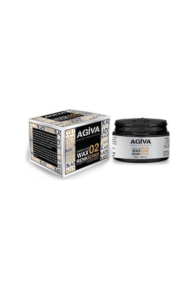 Agiva Hairstyling Wax 02 Siyah - 120 gr Agiva Hairstyling Wax 02 Siyah - 120 gr