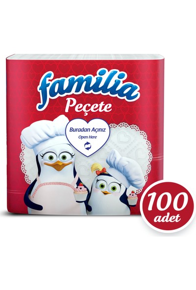 Familia Peçete 100'lü