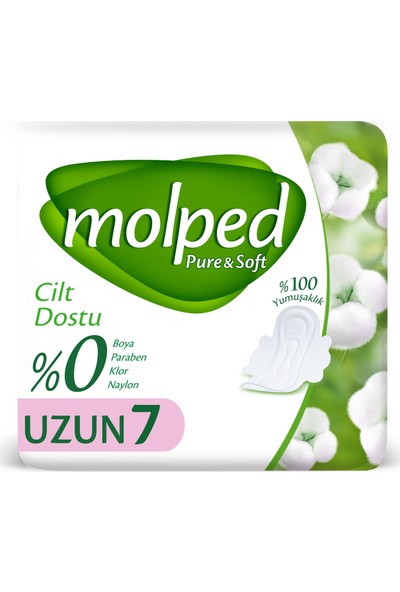 Molped Pure&Soft Hijyenik Ped Uzun 7 Adet