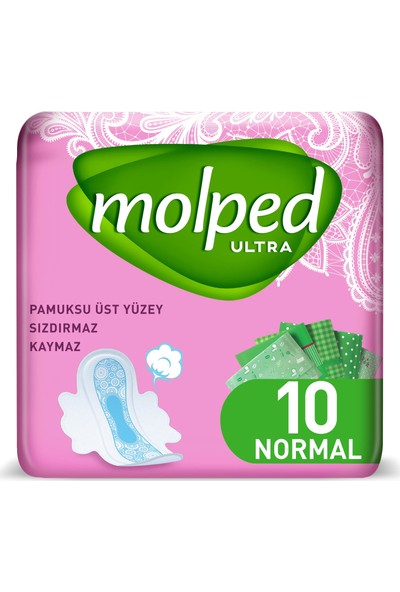 Molped Ultra Hijyenik Ped Normal 10 Adet
