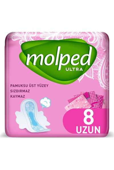 Molped Ultra Hijyenik Ped Uzun 8 Adet