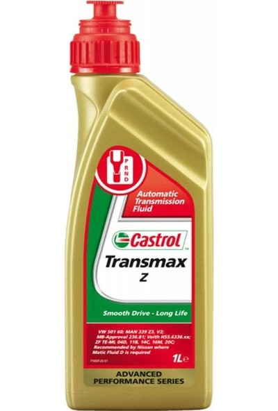 Castrol Transmax Z Otomatik Şanzıman Yağı 1 lt. Castrol Transmax Z Otomatik Şanzıman Yağı 1 lt.