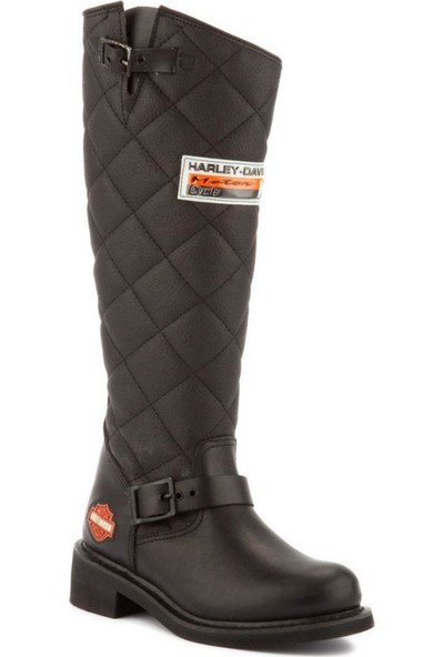 Harley Davidson Laconia Hi 646 Siyah Deri Kadın Çizme Harley Davidson Laconia Hi 646 Siyah Deri Kadın Çizme