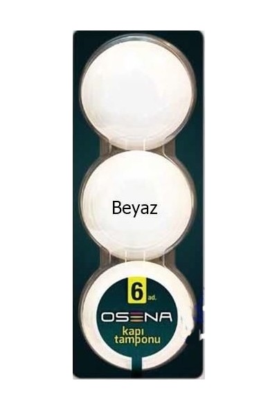 Osena Kapı Tamponu Kol Stoperi 6'Lı Paket Beyaz Osena Kapı Tamponu Kol Stoperi 6'Lı Paket Beyaz