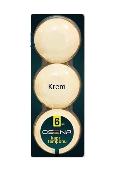 Osena Kapı Tamponu Kol Stoperi 6'Lı Paket Krem Osena Kapı Tamponu Kol Stoperi 6'Lı Paket Krem