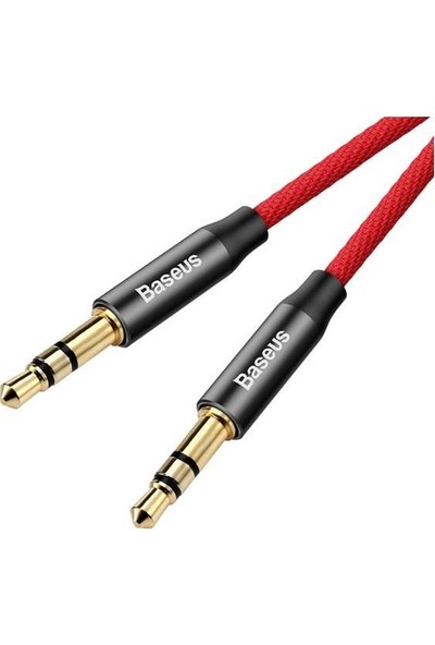 Baseus Yiven Aux Kablo 50 Cm Kırmızı