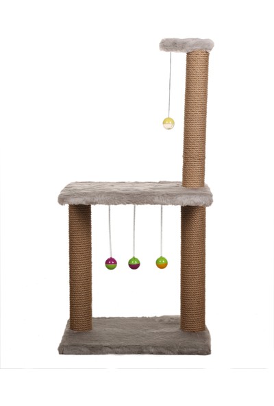 Miss Eğlence Katlı Kedi Tırmalaması Gri