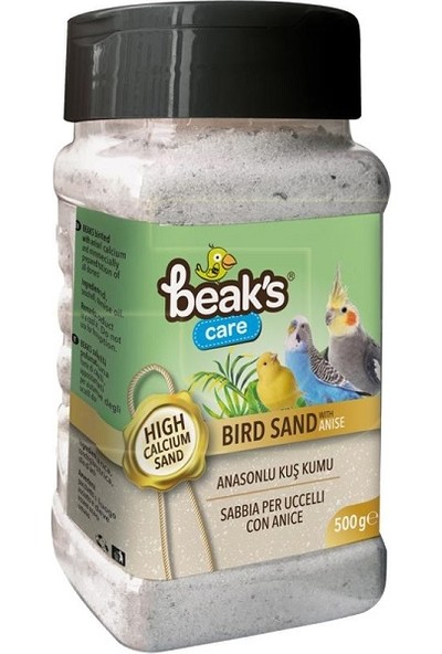 Beaks Anasonlu Kuş Kumu 500 gr Beaks Anasonlu Kuş Kumu 500 gr