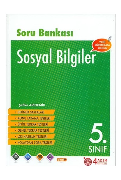 4 Adım 5. Sınıf Sosyal Bilgiler Soru Bankası 4 Adım 5. Sınıf Sosyal Bilgiler Soru Bankası