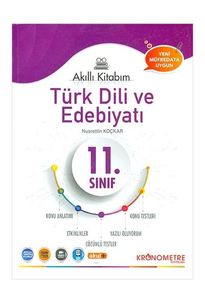 Kronometre 11. Sınıf Türk Dili Ve Edebiyatı Akıllı Kitabım Kronometre 11. Sınıf Türk Dili Ve Edebiyatı Akıllı Kitabım