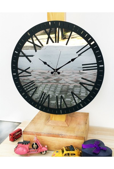 Markakanvas Aynalı Duvar Saati