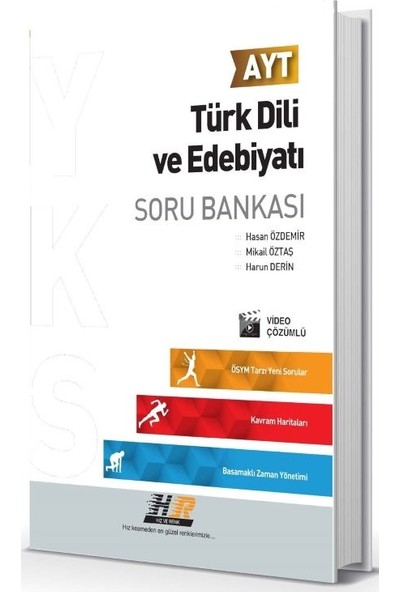 Hız ve Renk Yayınları Ayt Türk Dili Ve Edebiyatı Soru Bankası - Hasan Özdemir