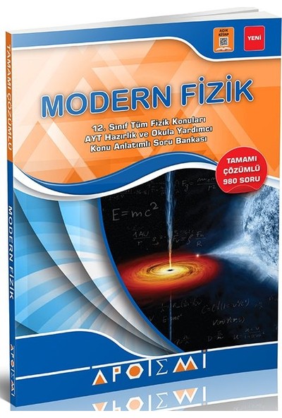 Apotemi Modern Fizik Tamamı Çözümlü Konu Anlatımlı Soru Bankası Apotemi Modern Fizik Tamamı Çözümlü Konu Anlatımlı Soru Bankası
