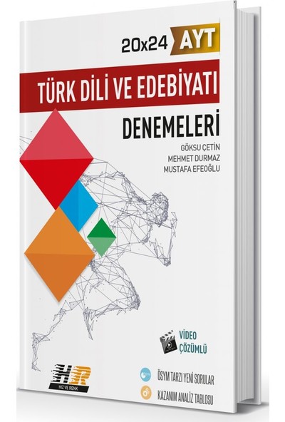 Hız ve Renk Yayınları AYT Türk Dili ve Edebiyatı 20x24 Denemeleri - Göksu Çetin Hız ve Renk Yayınları AYT Türk Dili ve Edebiyatı 20x24 Denemeleri - Göksu Çetin