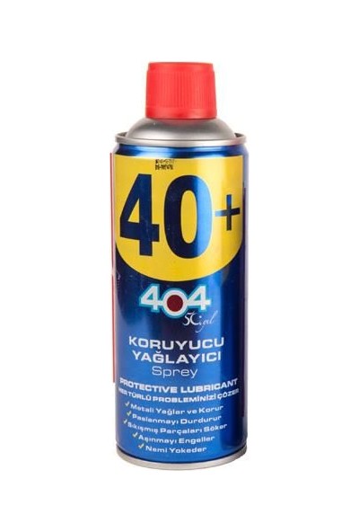 404 Koruyucu Yağlayıcı Pas Sökücü Çok Amaçlı Sprey 200 Ml 404 Koruyucu Yağlayıcı Pas Sökücü Çok Amaçlı Sprey 200 Ml
