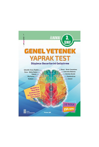 Ata 3.Sınıf Genel Yetenek Yaprak Test - Düşünce Becerilerini Geliştirme Ata 3.Sınıf Genel Yetenek Yaprak Test - Düşünce Becerilerini Geliştirme