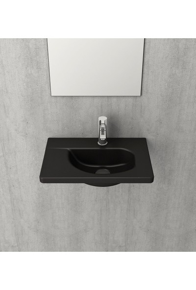 Bocchı Taormina Arch Lavabo 45 Cm Mat Siyah Bocchı Taormina Arch Lavabo 45 Cm Mat Siyah