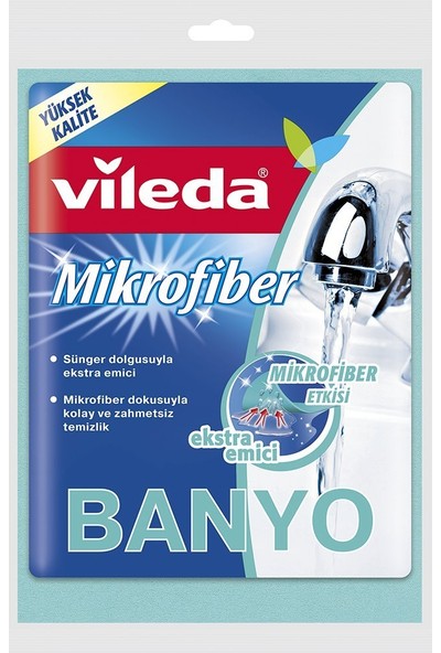 Vileda Mikrofiber Banyo Bezi Vileda Mikrofiber Banyo Bezi