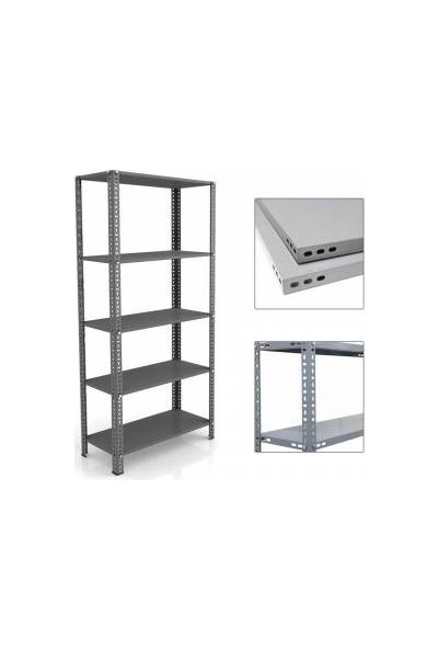 Mira Raf Çelik Raf Sistemleri - 31x93x200 5 Raflı
