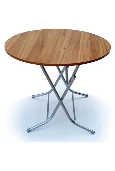 Teknor 100 cm Yuvarlak Katlanır Masa Ders Çalışma Ve Yemek Masası