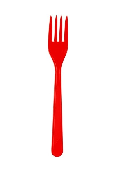 Meşgalem Kırmızı Plastik Çatal 50 Adet Meşgalem Kırmızı Plastik Çatal 50 Adet