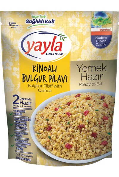 Yayla Hazır Kinoalı Bulgur Pilavı 250 gr