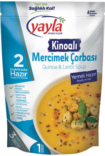 Yayla Hazır Mercimek Çorbası 250 gr