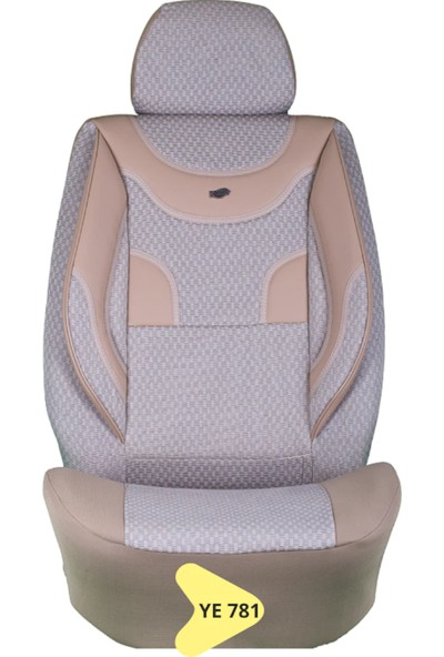 K Dizayn Tata İndica Yanlar Deri Ortası Kumaş Koltuk Kılıfı Koltuk Döşemesi Takımı