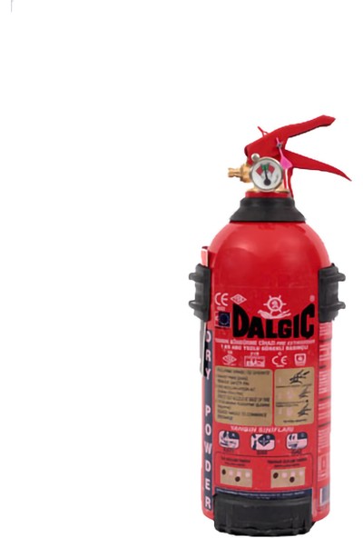 Dalgıç 1 Kg Abc Kuru Kimyevi Tozlu Yangın Söndürme Cihazı Tse'Li