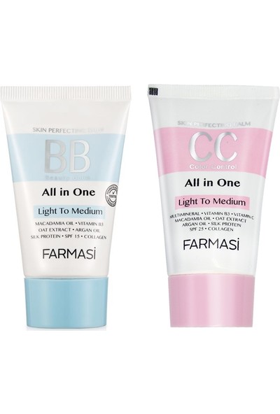 Farmasi BB Krem + CC Krem Açıktan Ortaya 50 ml