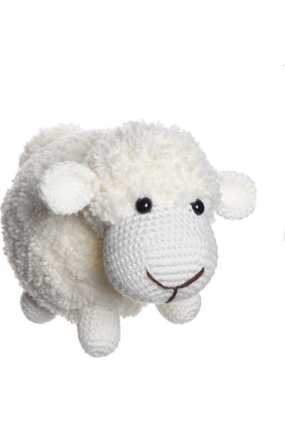 DFnBaBy Amigurumi Organik Yıkanabilir El Örmesi Pofuduk Kuzu