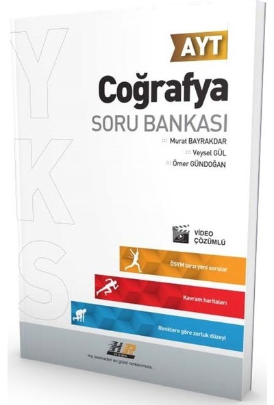 Hız ve Renk Yayınları Ayt Coğrafya Soru Bankası - Veysel Gül