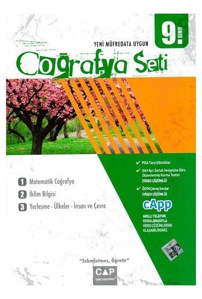 Çap Yayınları 9. Sınıf Coğrafya Seti Çap Yayınları 9. Sınıf Coğrafya Seti
