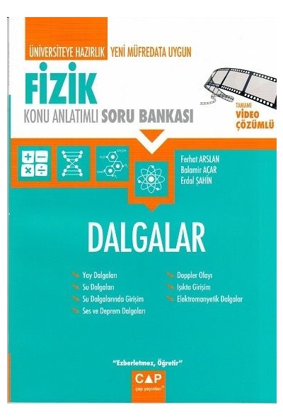 Çap Yayınları Fizik Dalgalar Konu Anlatımlı Soru Bankası - Balamir Açar Çap Yayınları Fizik Dalgalar Konu Anlatımlı Soru Bankası - Balamir Açar