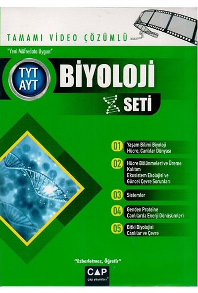 Çap Yayınları TYT AYT Biyoloji Seti Çap Yayınları TYT AYT Biyoloji Seti