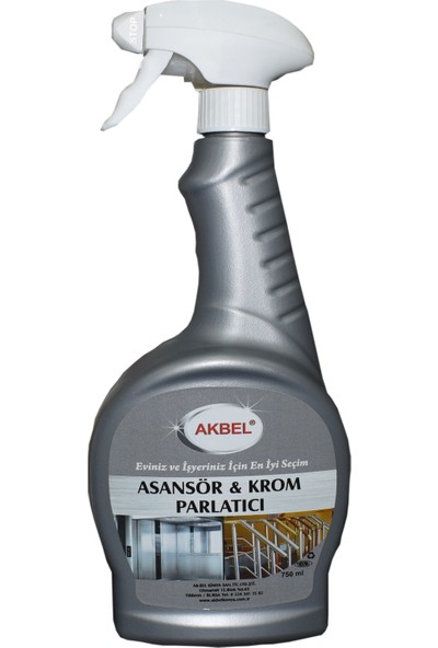Akbel Asansör & Krom Parlatıcı 750 Ml