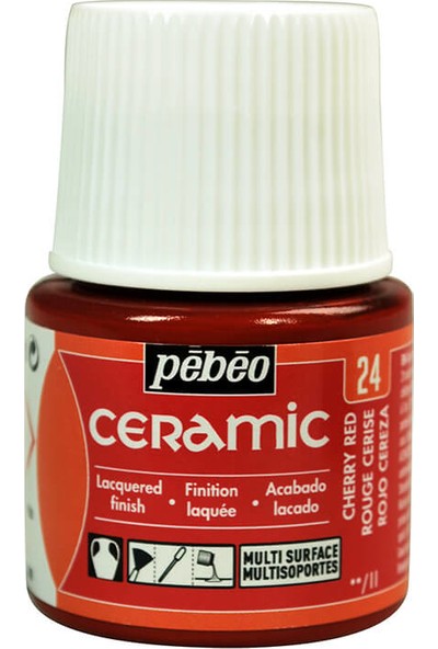 Pebeo Seramik Boyası No:24 45 Ml Cherry Red