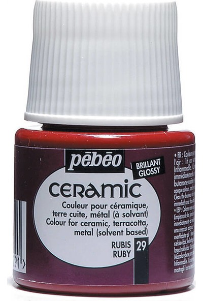 Pebeo Seramik Boyası No:29 45 Ml Ruby