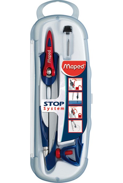 Maped 196100 Pergel Seti 3 Lü Stop Sistem Maped 196100 Pergel Seti 3 Lü Stop Sistem