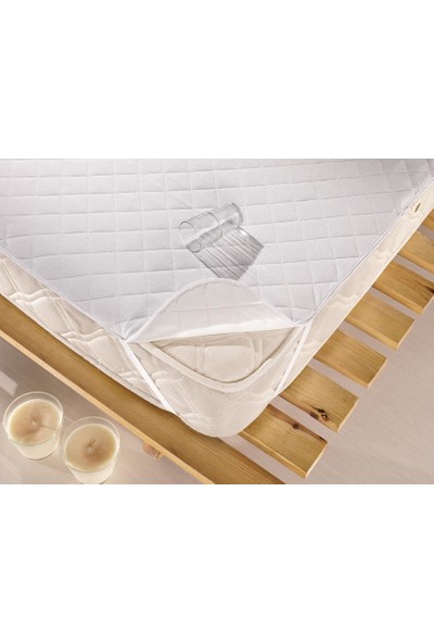 Lady Moda Tek Kişilik Sıvı Geçirmez Yatak Koruyucu Alez