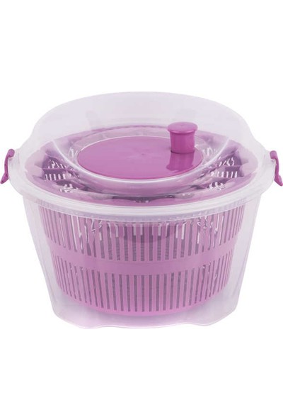 Tantitoni 2 Parça Fuşya Salata Kurutucusu - 4,4 lt Tantitoni 2 Parça Fuşya Salata Kurutucusu - 4,4 lt