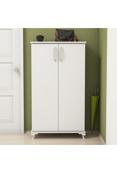 Bimossa R7040 Beyaz Ayakkabılık Çok Amaçlı Raflı Düzenleyici Dolap 120 cm Bimossa R7040 Beyaz Ayakkabılık Çok Amaçlı Raflı Düzenleyici Dolap 120 cm