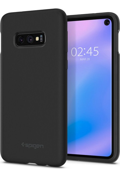 Spigen Samsung Galaxy S10e Kılıf Silicone Fit (Silikon) Black - 609CS25854