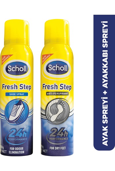 Scholl Koku Önleyici Ayak + Ayakkabı Spreyi 2’li Avantaj Paketi Scholl Koku Önleyici Ayak + Ayakkabı Spreyi 2’li Avantaj Paketi
