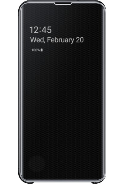 Samsung S10e  Clear View Cover (Siyah)-EF-ZG970CBEGWW Samsung S10e  Clear View Cover (Siyah)-EF-ZG970CBEGWW