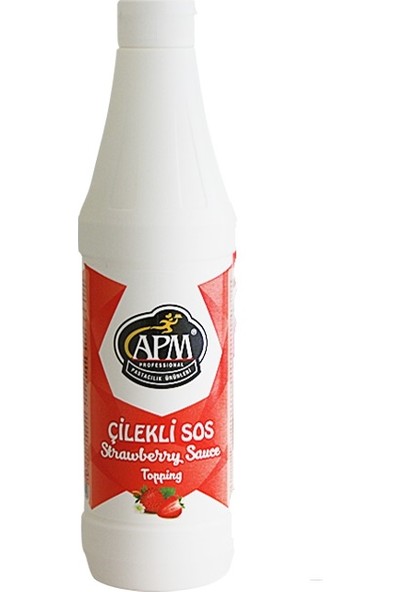 Apm Çilekli Topping Sos 1 kg Apm Çilekli Topping Sos 1 kg